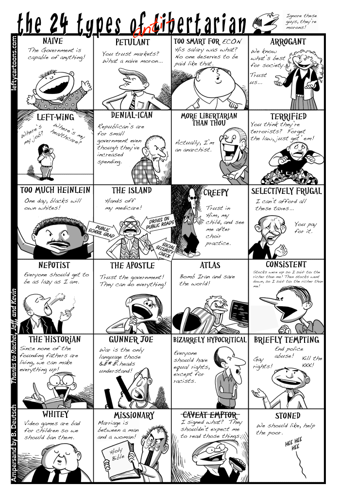 Libertarian's response to '24 Types of Libertarians' : r/EnoughPaulSpam
