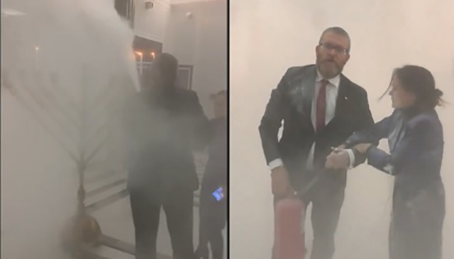Polish MP Grzegorz Braun Has Pay Docked For Putting Out Hanukkah ...